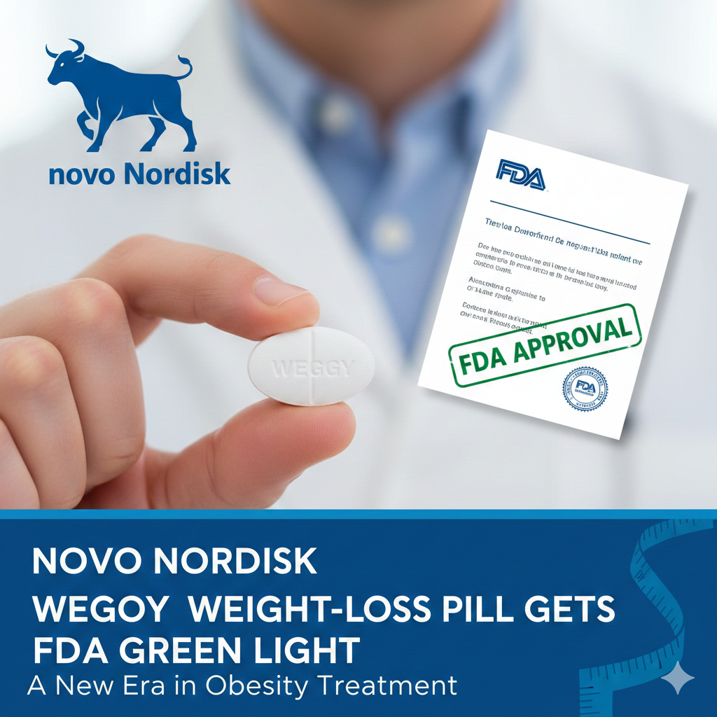 Novo Nordisk FDA Green Light: 1 Big Wegovy Pill Win